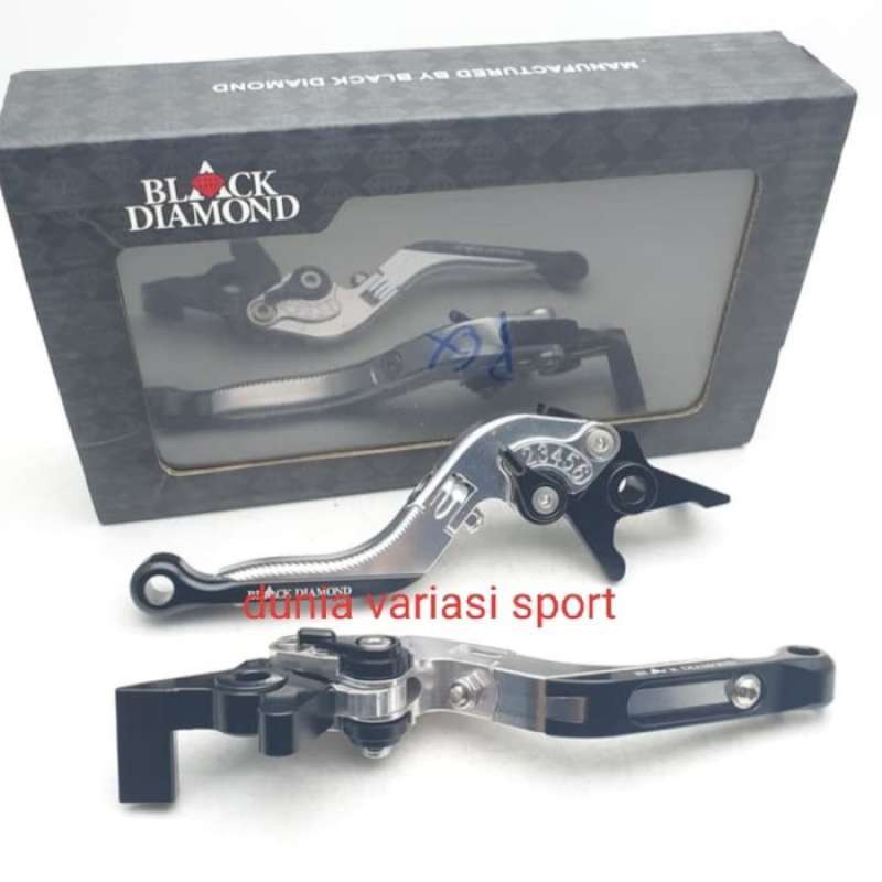 Jual Handle Gagang Rem Lipat Adjustable Honda Pcx Lokal Black Diamond ...