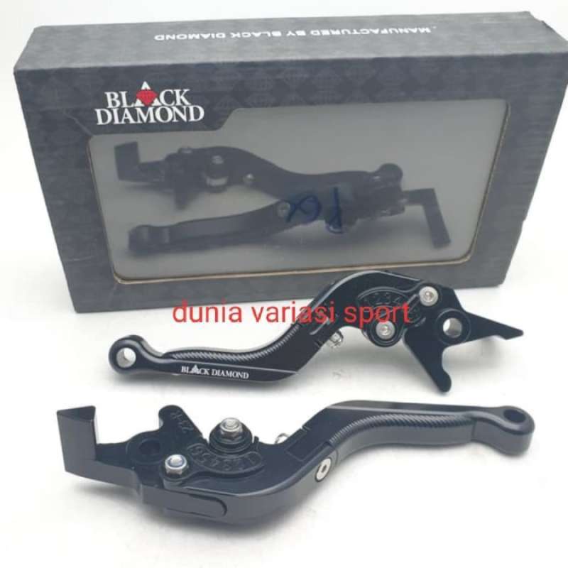 Jual Handle Gagang Rem Lipat Adjustable Honda Pcx Lokal Black Diamond ...