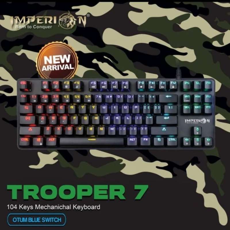 Jual Keyboard Mechanical Gaming Imperion Trooper 7 Kg-m07f - Rgb Di ...
