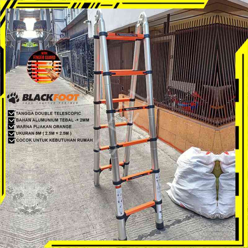 Promo Tangga Blackfoot 5M - Tangga Double - Tangga Alumunium ...
