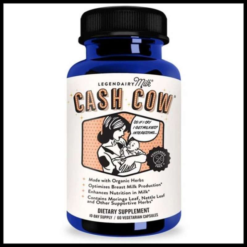 Jual NEW CASH COW LEGENDAIRY MILK 60 KAPSUL ASI BOOSTER / PENGENTAL ASI ...
