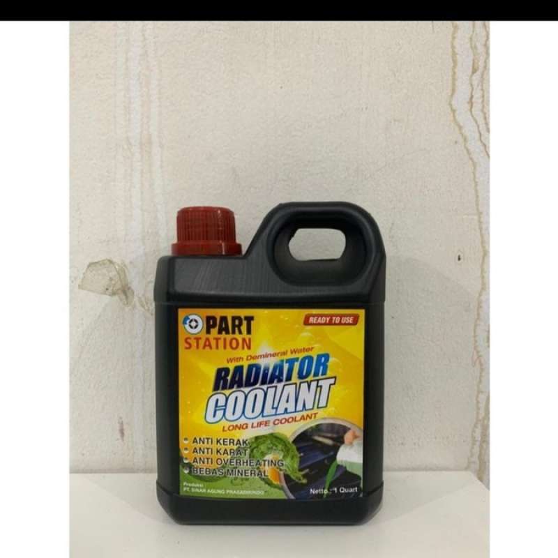 Jual Air Radiator / Coolant Part Station Merah 1 Liter di Seller JDO_02 ...