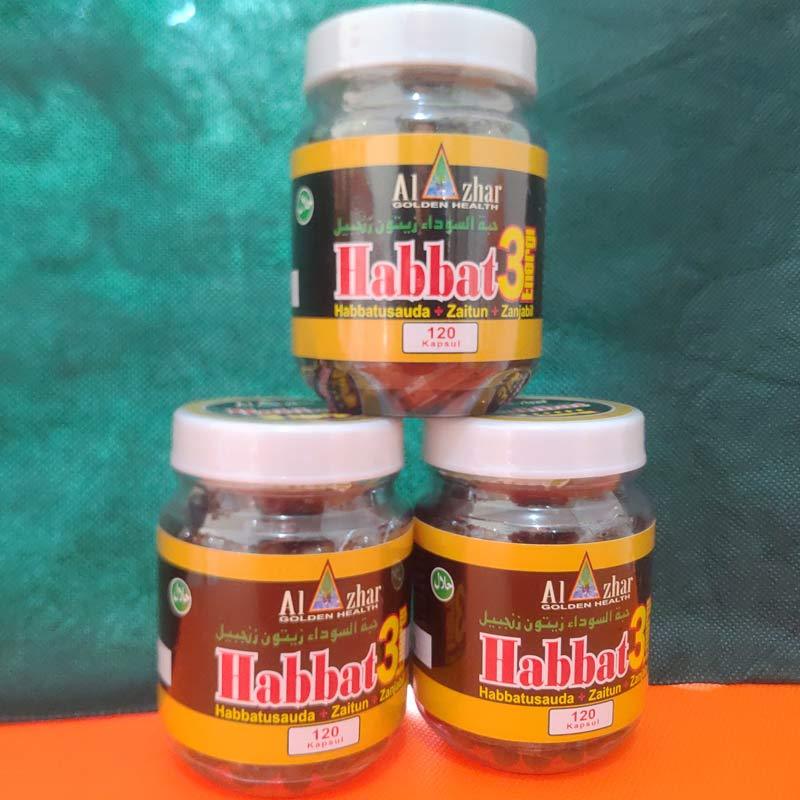 Jual Habbatusauda Al Azhar Habbat 3 Energi Suplemen Kesehatan [120 ...