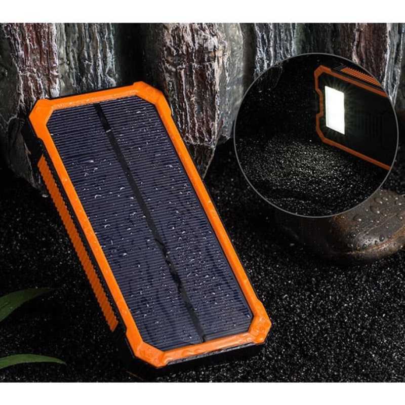 Promo ALLPOWERS Solar Power Bank 2 USB Port 20000mAh - ES100 - Orange ...
