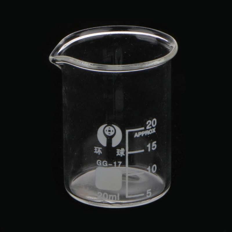 Jual 20ml Low Form Glass Beaker Borosilicate Measuring Lab Glassware Di ...