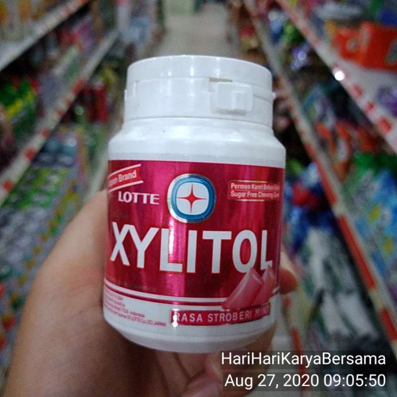 Jual Lotte Xylitol Rasa Strawberry Mint 58gr Di Seller ...