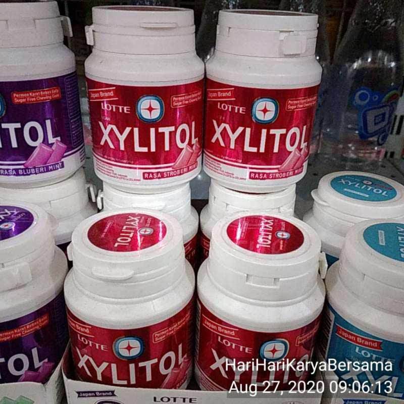 Jual Lotte Xylitol Rasa Strawberry Mint 58gr Di Seller ...