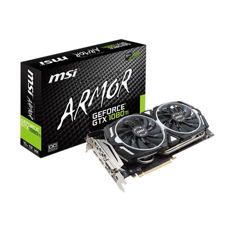 Jual MSi GTX1080 Ti Armor 11G OC Graphics Card di Seller ...