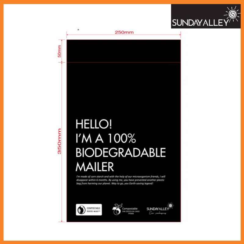 Jual Sunday Alley - Polymailer 25x35 Cm Ramah Lingkungan Biodegradable ...