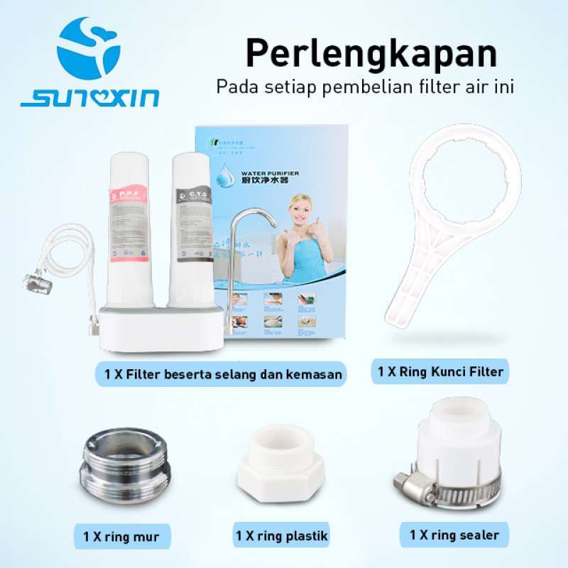 Promo Filter Air Pemurni Air Keran Saringan Air Pdam Tanah / Air Minum ...