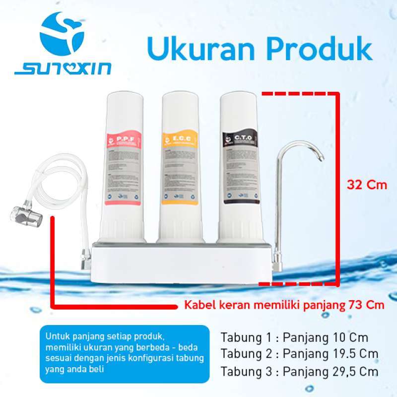 Promo Filter Air Pemurni Air Keran Saringan Air Pdam Tanah / Air Minum ...