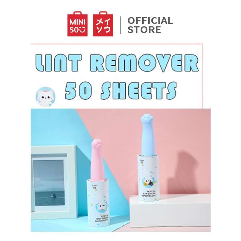 Jual Miniso official Animal series Portable Pet hair Removal roller ...