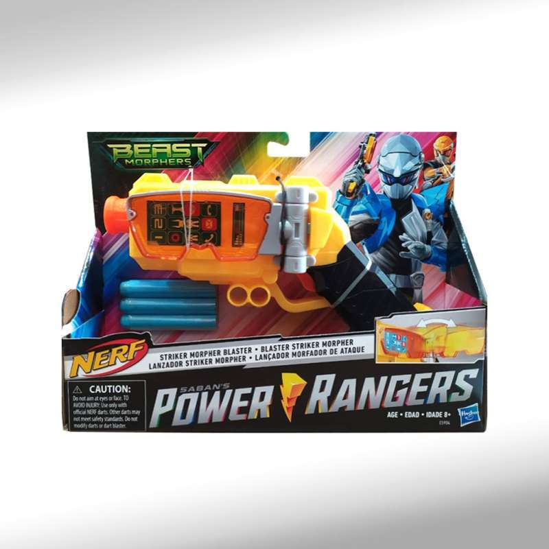 Promo Hasbro Nerf Power Rangers Beast Morphers Striker Morpher Blaster ...