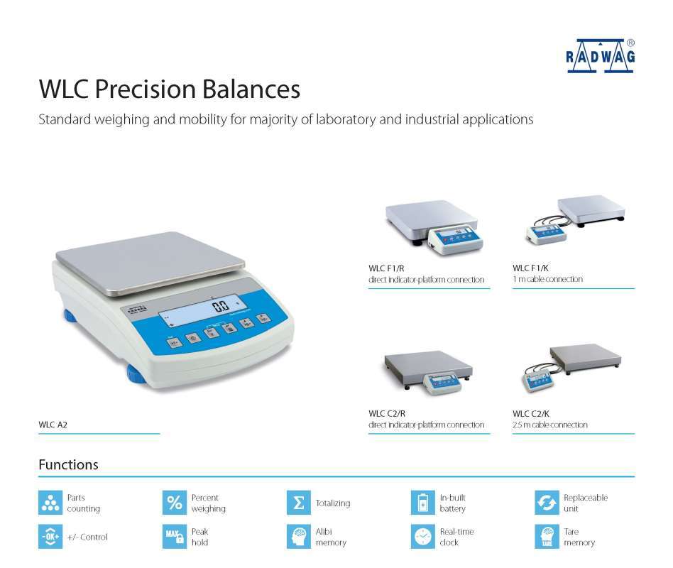 Jual Radwag Wlc Precision Balances - Timbangan Presisi - Wlc 2/a2 Di Seller Intitek Presisi ...