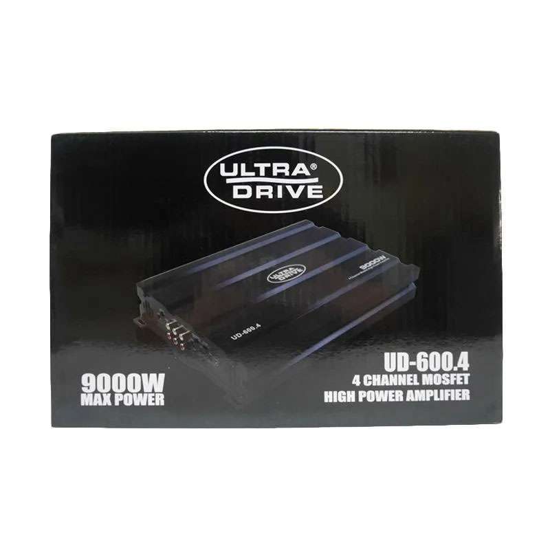 Jual UltraDrive UD-600.4 Mosfet Car Power Amplifier 4 Channels - Black ...