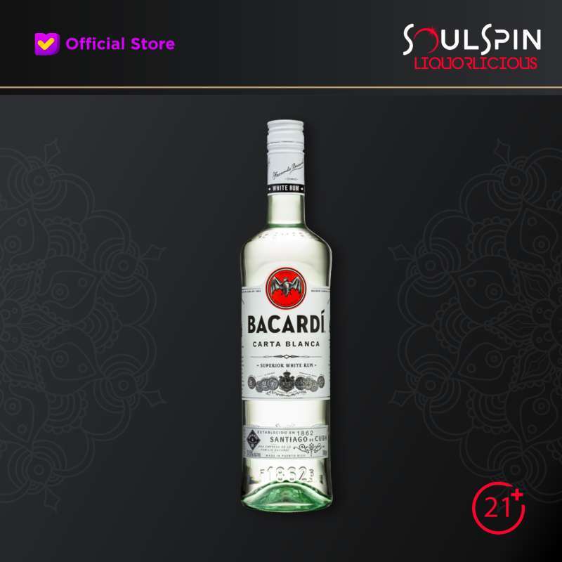 Jual Bacardi Carta Blanca Light Rum White Rum 750 ml di Seller SOULSPIN ...