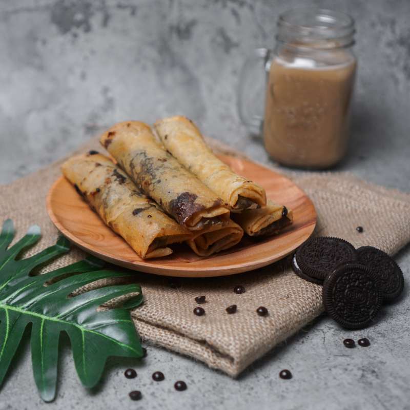 Jual Pisang Cokelat Lumer Isi 10 330gram Lava Choco Banana Crispy Chips ...