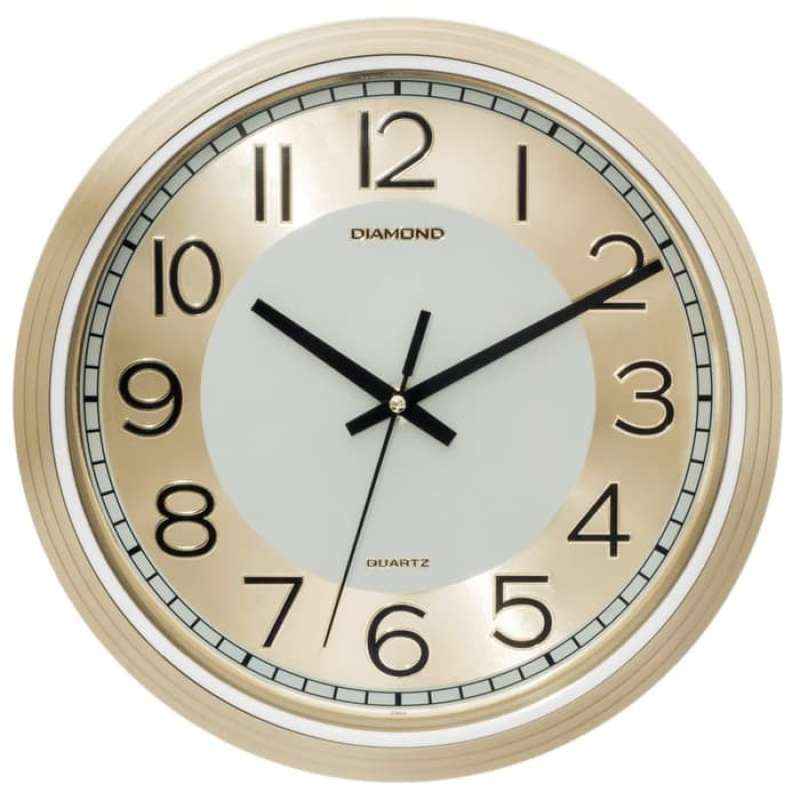 Promo Jam Dinding Diamond 321-8 - Gold Diskon 31% di Seller Home Klik ...