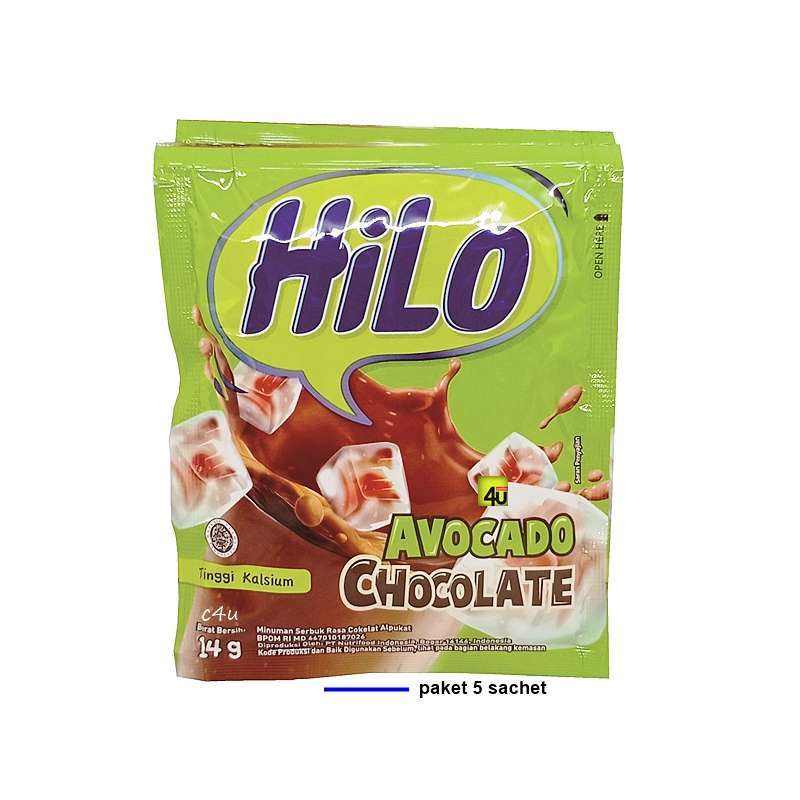 Promo HiLo Choco Drink Rasa Choco Avocado - Paket 5 Sachet Diskon 20% ...