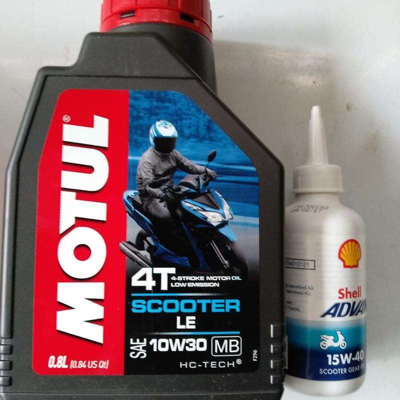Jual Motul Paket Oli Matic Motul 0,8 Lt + Oli Gear For All Matic di ...