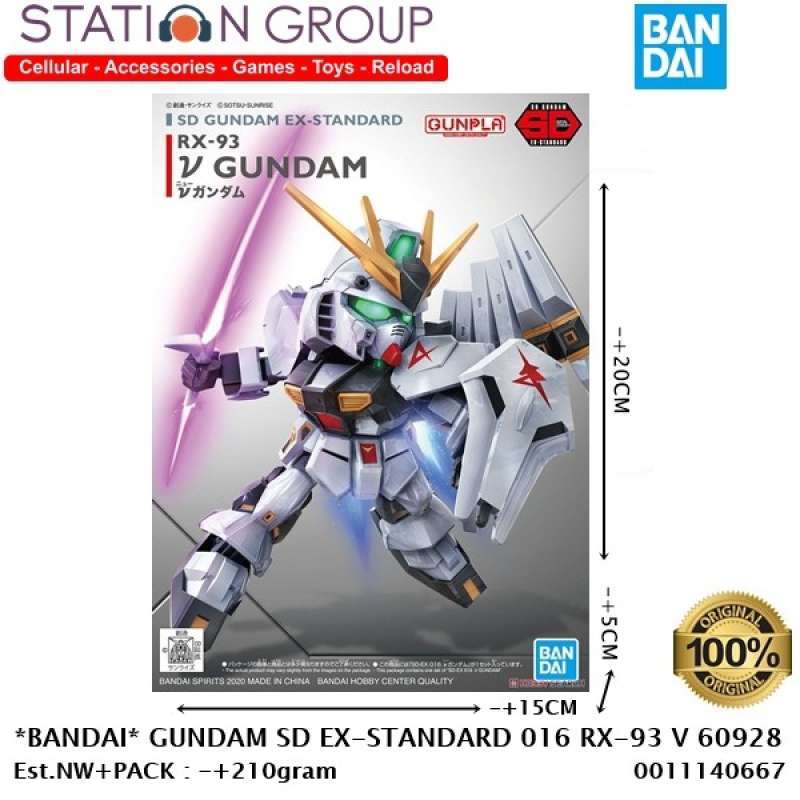 Jual BANDAI 60928 GUNDAM SD EX-STANDARD 016 RX-93 V - GUNPLA MODEL KIT ...