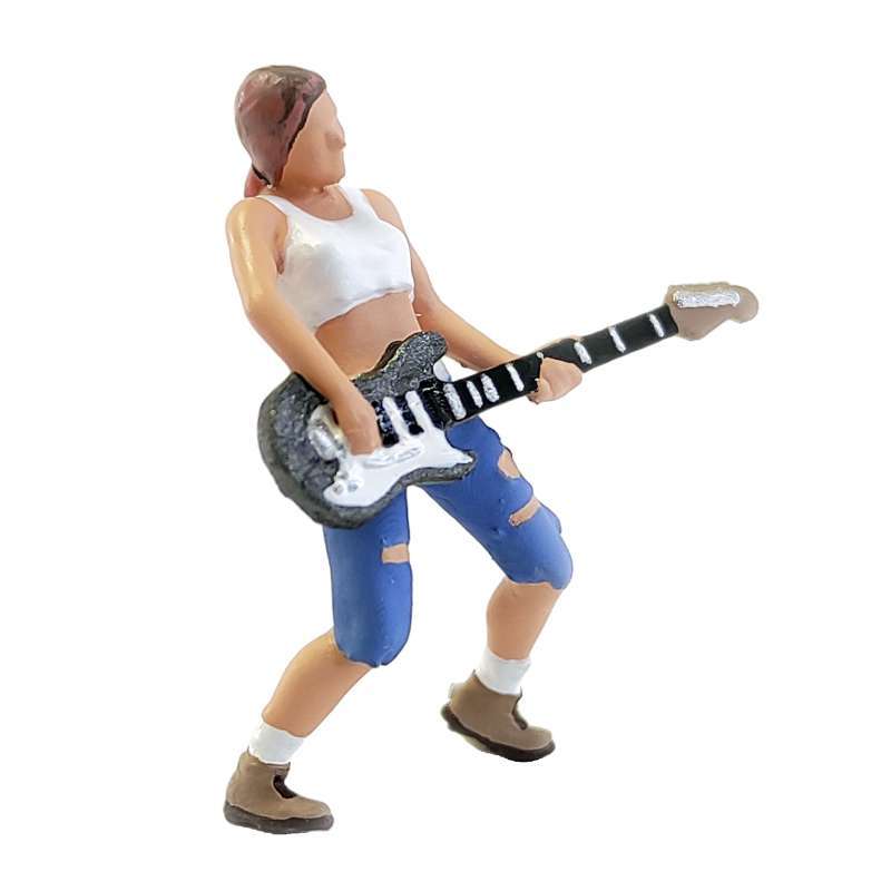 Promo 1/64 Mini Tiny Singer People Building Sand Table Scenery Model ...