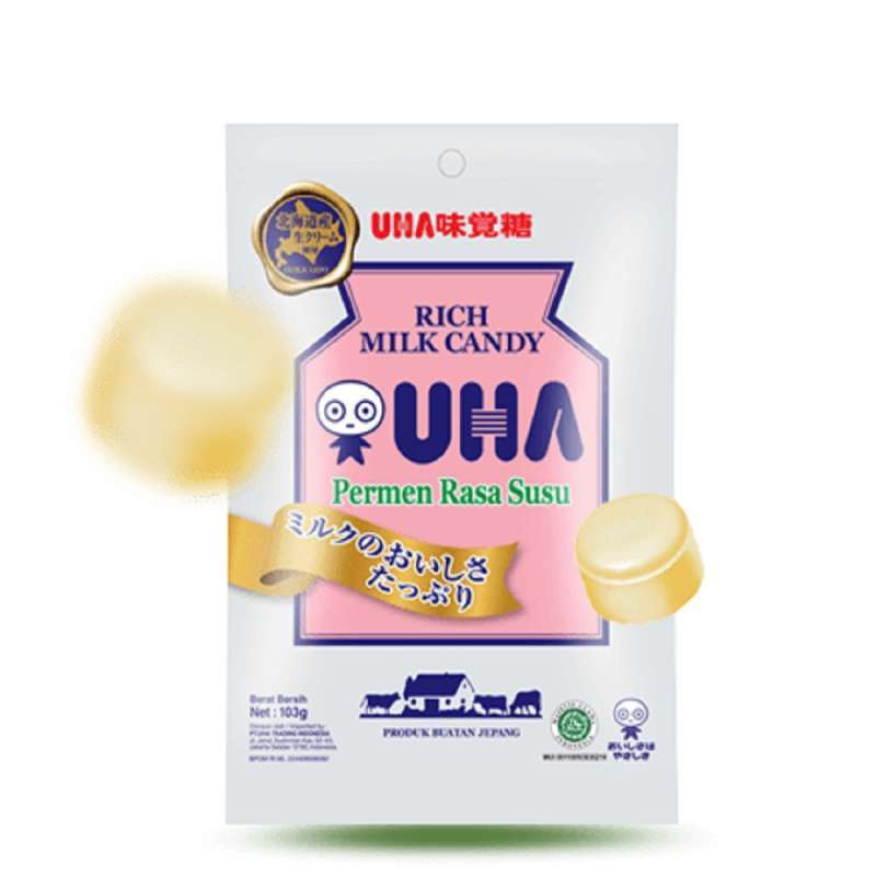 Jual UHA Rich Milk Candy 100g - Permen Rasa Susu Original Pack Kantong di Seller MODU MART ...