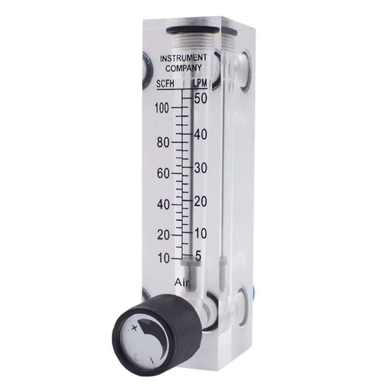 Jual 1pc Glass Rotor Flow Meter Nitrogen Flowmeter 102mm For Domestic ...