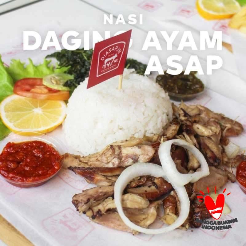Jual Diasapin Nasi Sei Ayam Asap Sambal Chili Oil | Daging Asap Ayam ...