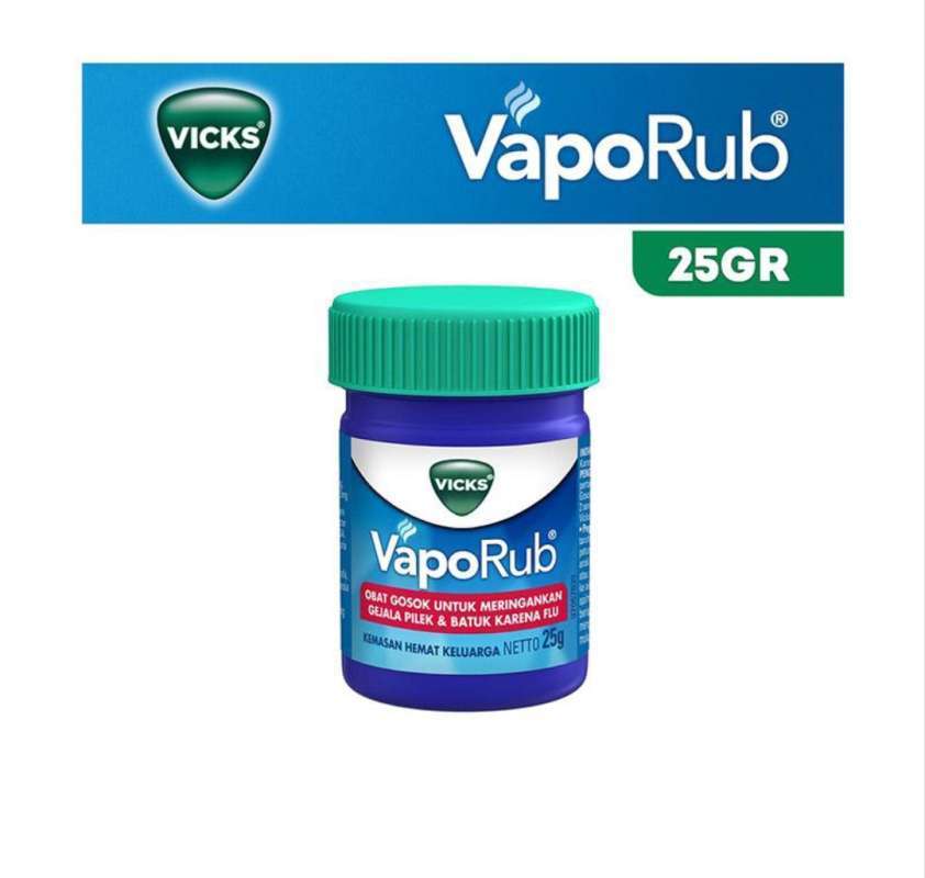 Jual VICKS VAPORUB 25 gram di Seller rave - Menteng, Kota Jakarta Pusat ...