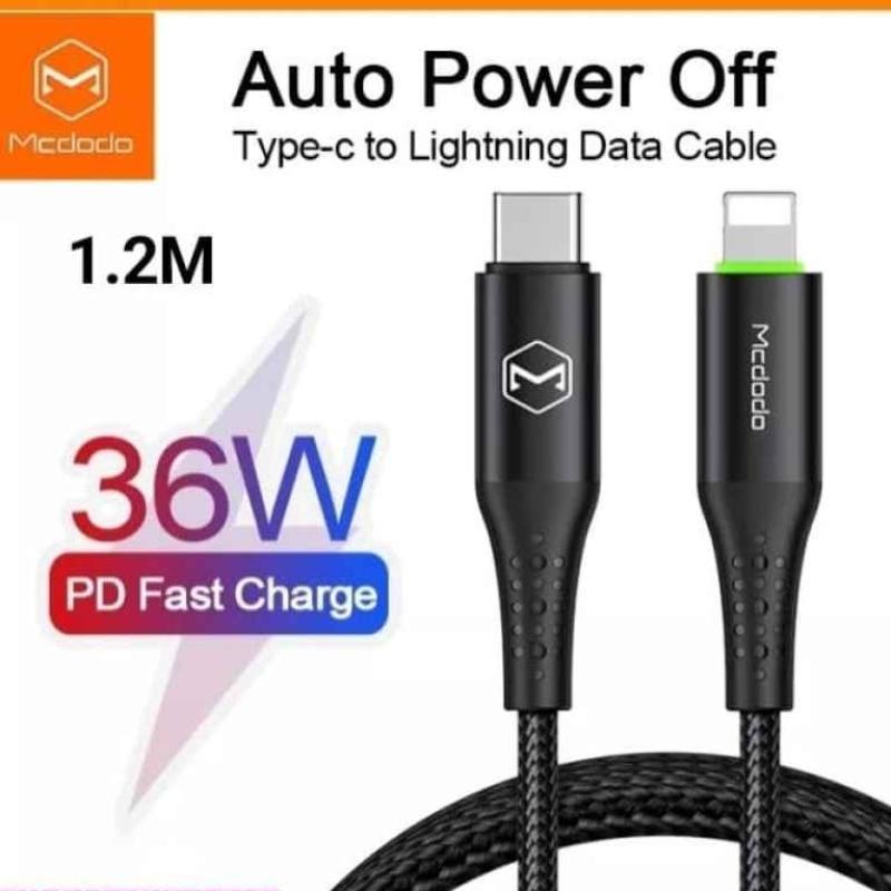 Jual Mcdodo Usb C To Lightning Cable Auto Off 36W Fast Charge 1.2M Original di Seller Egel ...