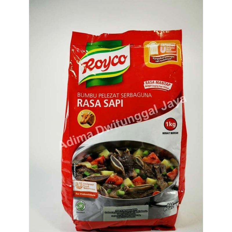 Jual Bumbu Pelezat Rasa Sapi Royco 1kg / Bumbu Serbaguna / kaldu sapi ...