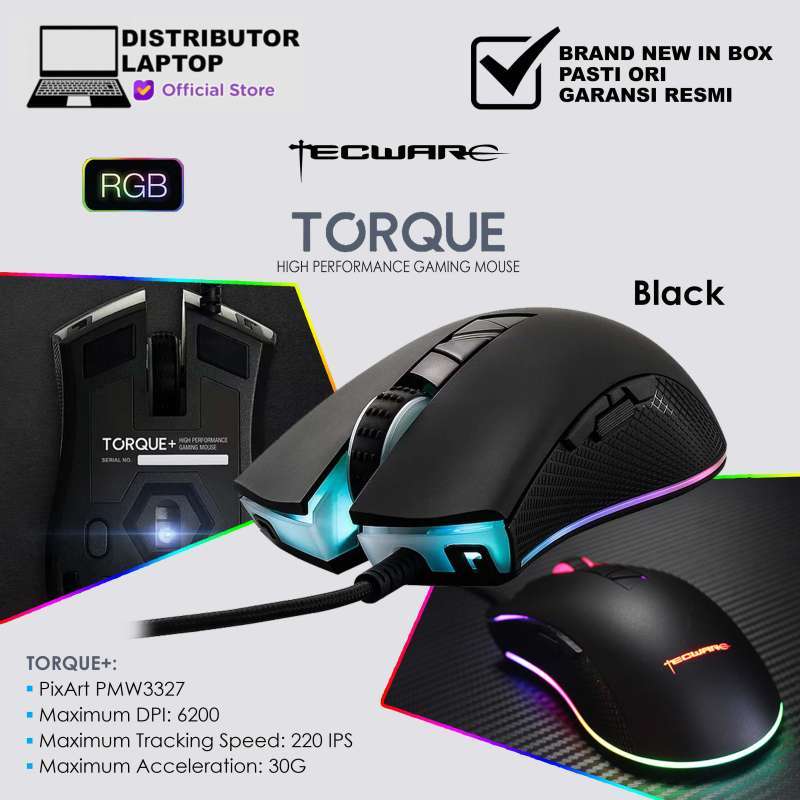 Jual Tecware Torque+ - RGB Gaming Mouse - Garansi 1 Tahun di Seller ...