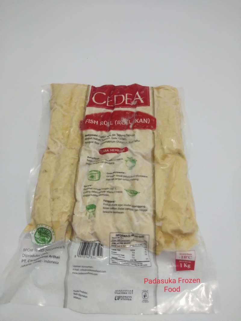 Jual Cedea Fish Roll 1 kg (40 pcs) di Seller Padasuka frozen food ...