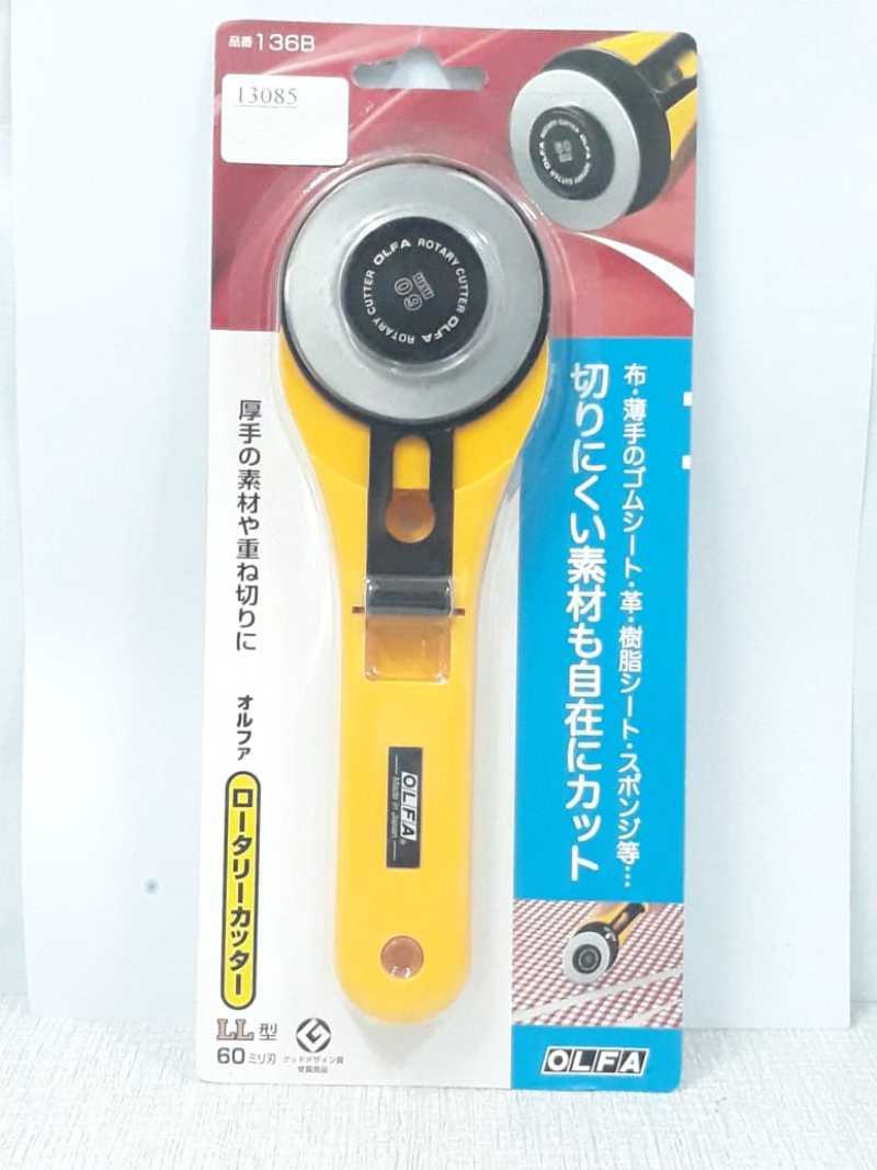 Jual alat potong kain model rotary cutter merk olfa ukuran 45mm di ...