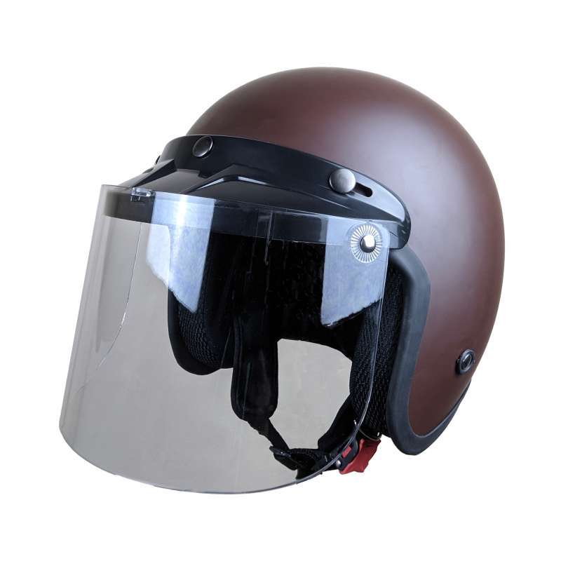 Promo Ainon Helm Retro Lis Polos Dewasa Sni Pria Wanita Hijab Kaca ...