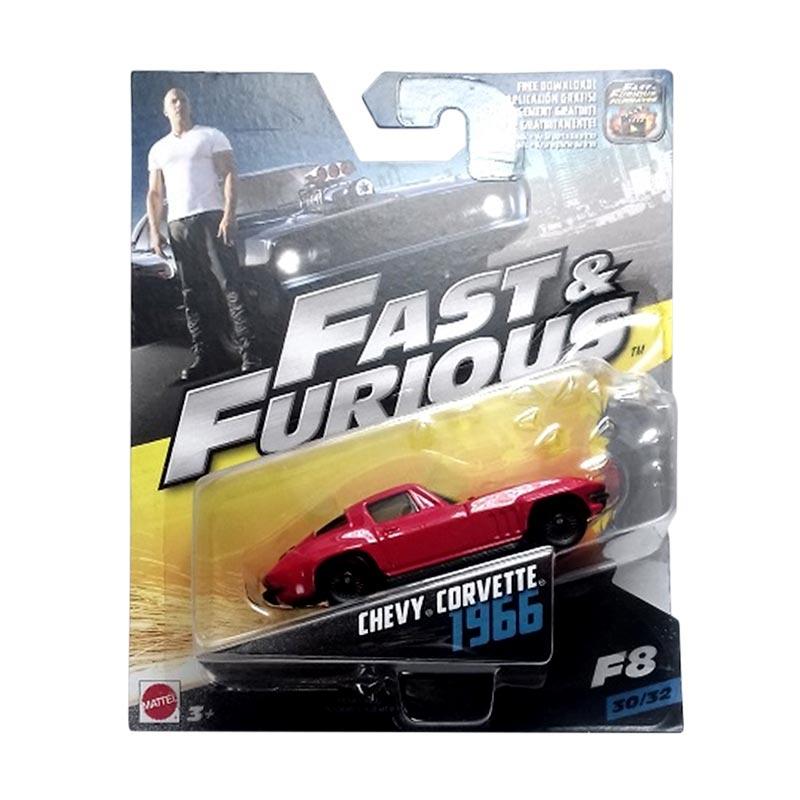 Jual Mattel Fast & Furious 8 Chevy Corvette 1966 Diecast [1:55] di ...