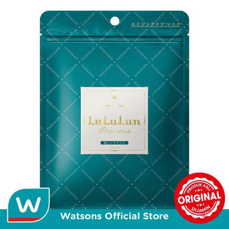Promo LULULUN Precious Green Mask 7-Sheets Diskon 50% di Seller WATSONS Official Store ...