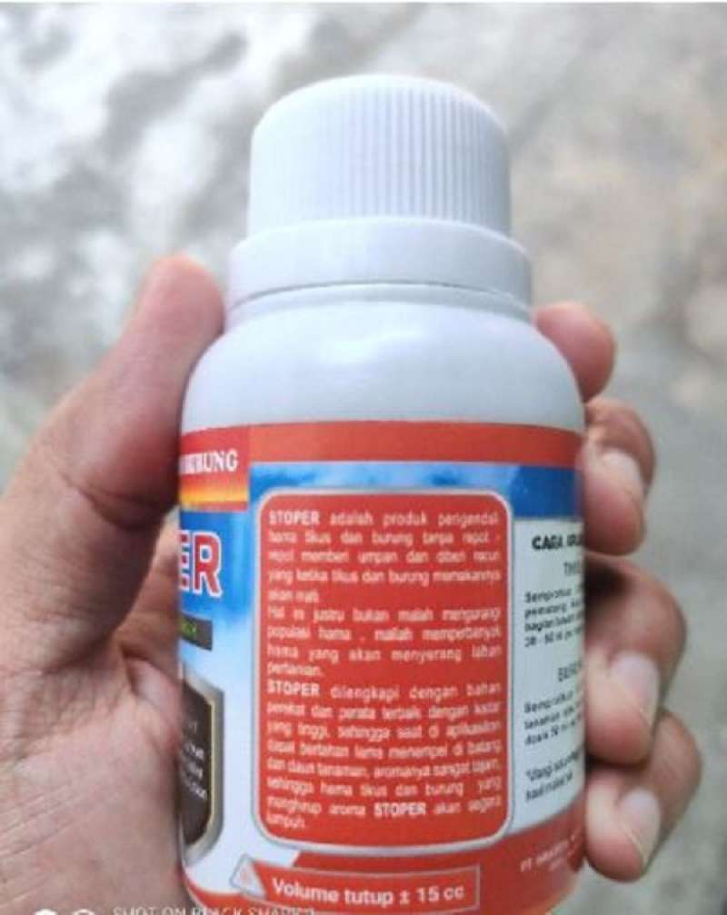 Jual Obat Pengusir Hama Tikus Burung Dan Stoper 100 Ml Di Seller Pupuk ...