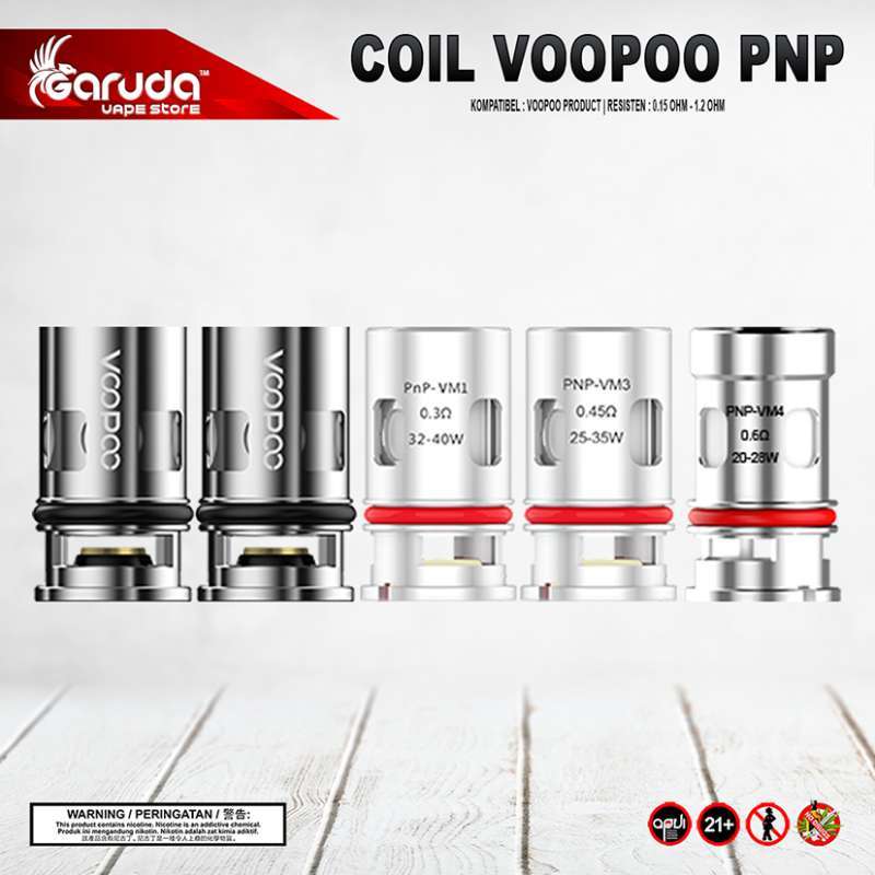 Jual Coil Vinci PnP-VM5 0.2 Voopoo 1Pcs 100% Authentic di Seller Garuda Vape Store - Karet ...