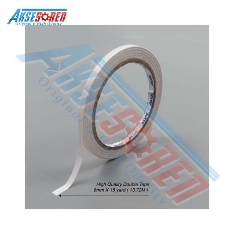 Jual Double Tape Joyko 1/4 Inchi [0.6 Cm] / Lakban Isolasi Selotip ...