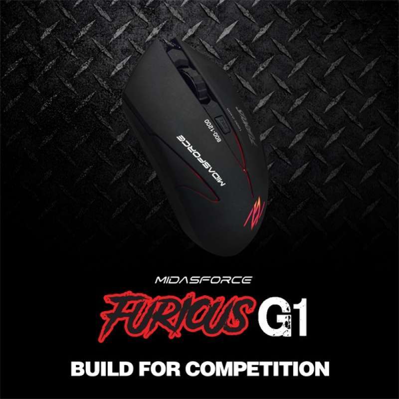 Promo Furious G1 Gaming Mouse Midasforce Diskon 47% Di Seller Alexamiro ...
