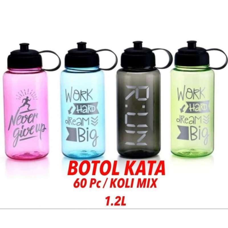 Jual Botol Minum Besar / Botol Air Jumbo 1200ML /Big Bottle di Seller ...