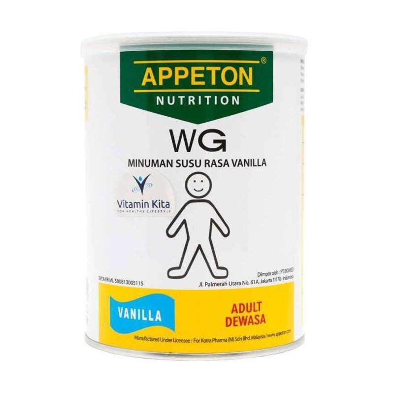 Promo Appeton Weight Gain Rasa Vanilla Susu Untuk Gemuk [Dewasa/ 450 ...