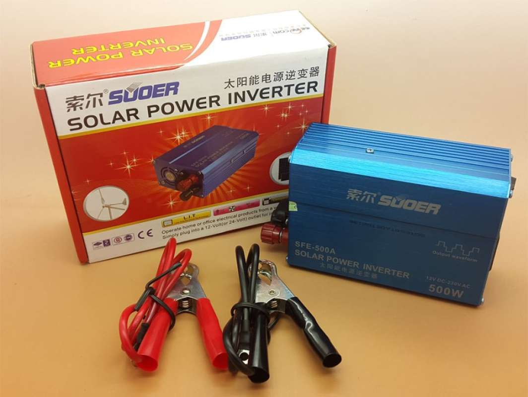 Promo SUOER SFE-500A 500watt Solar Power Inverter ( Fuse di luar ...
