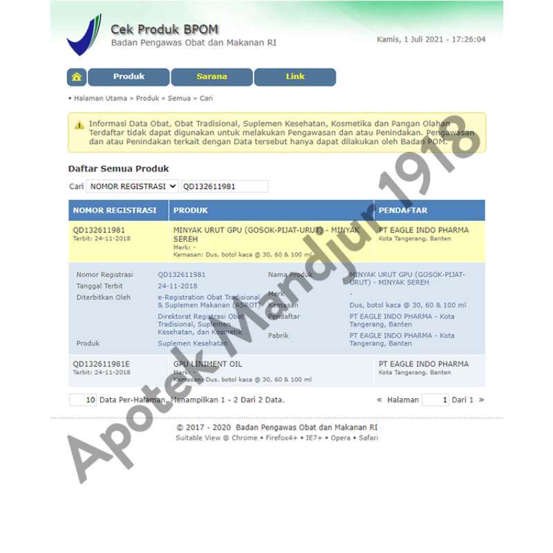 Jual Minyak Urut Gpu Cap Lang Minyak Sereh 100 Ml - Minyak Urut Licin ...