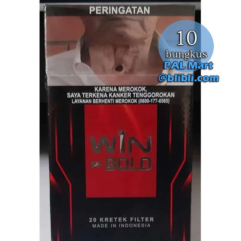 Jual rokok WIN BOLD 20 [1 slop / 10 bungkus @ 20 batang] di Seller PAL ...