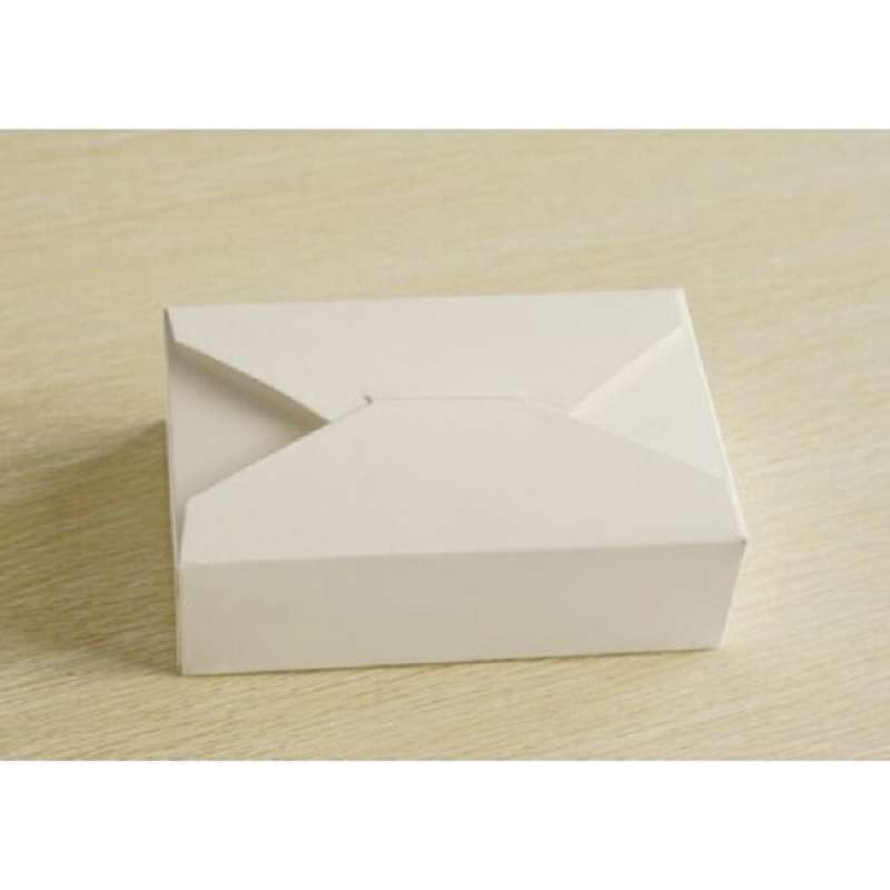 Jual A BOX PERSEGI,BAHAN KERTAS IVORY PUTIH 300 gr UKURAN 19,5 X12,5 ...