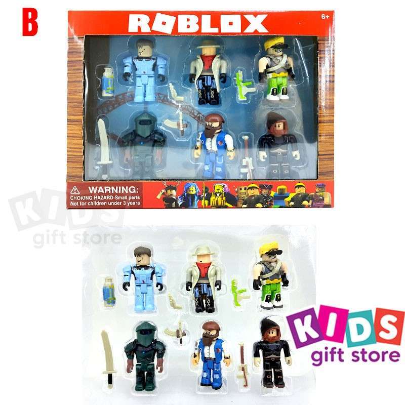 Jual Roblox Minifigures Legends of Roblox Set 6 Figures Pack-B di ...