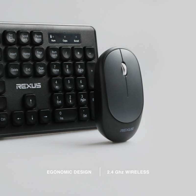 Promo Rexus KM8 Combo Keyboard Mouse Wireless Diskon 17% di Seller iBos ...